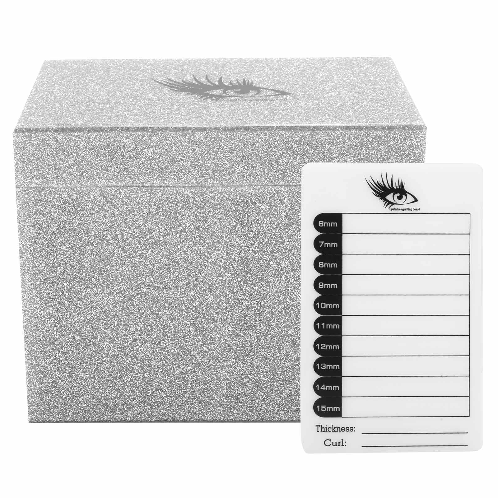 10-Layer Lashes Display Case for Eyelash Organization Acrylic Cosmetic ...