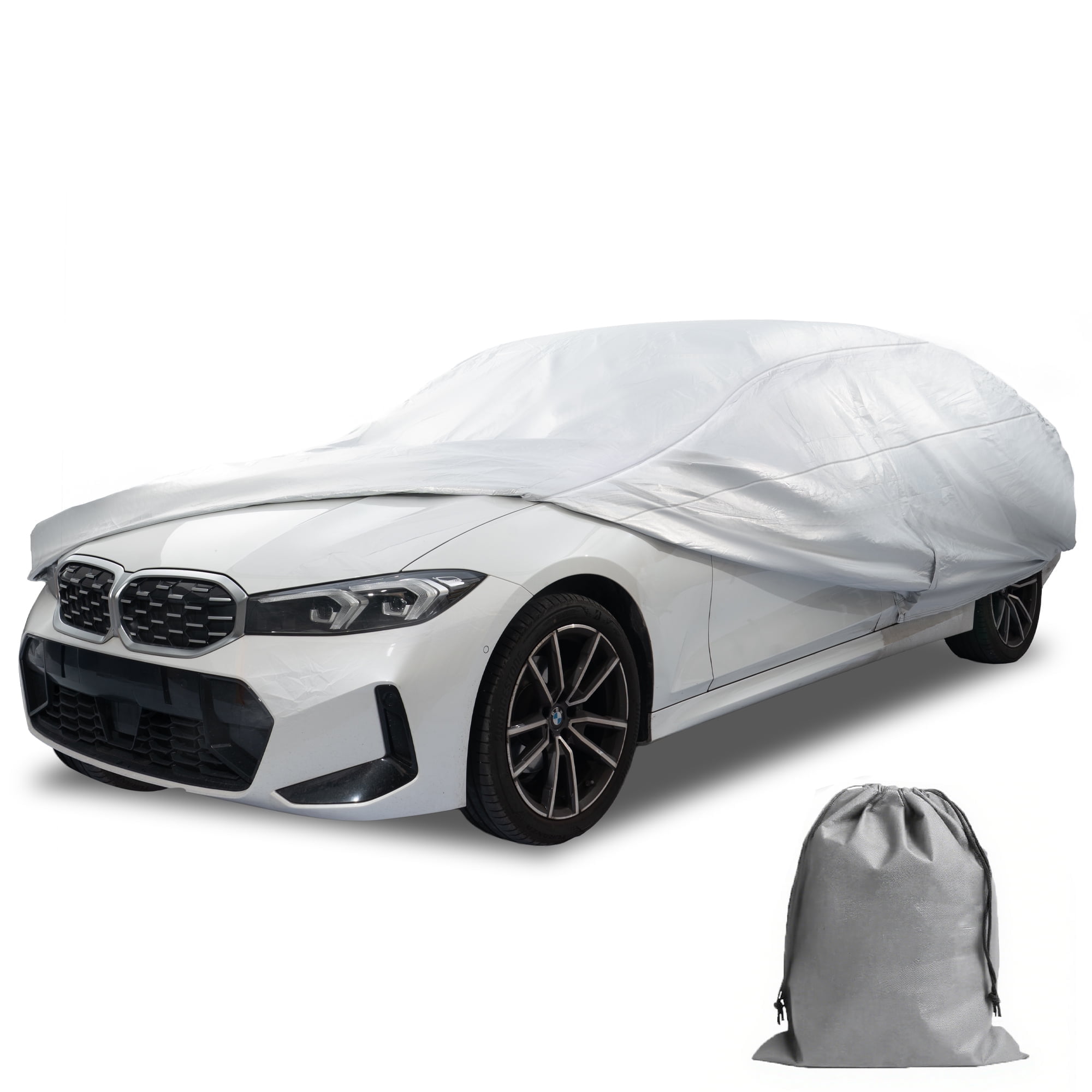 Caromop All-Weather 10-Layer Waterproof Car Cover-Maximum Protection ...