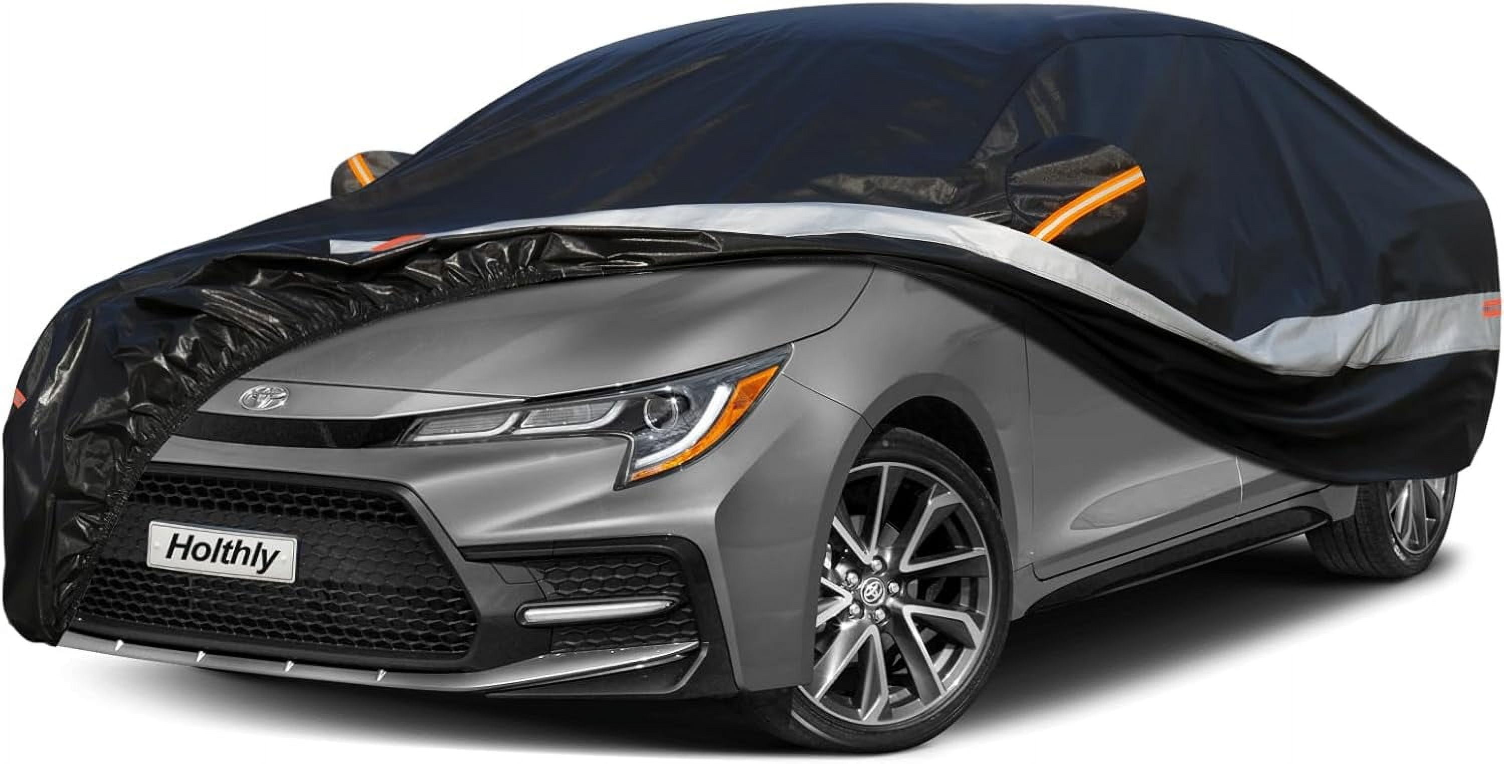 10 Layers Sedan Car Cover Waterproof All Weather for Automobiles,100% ...