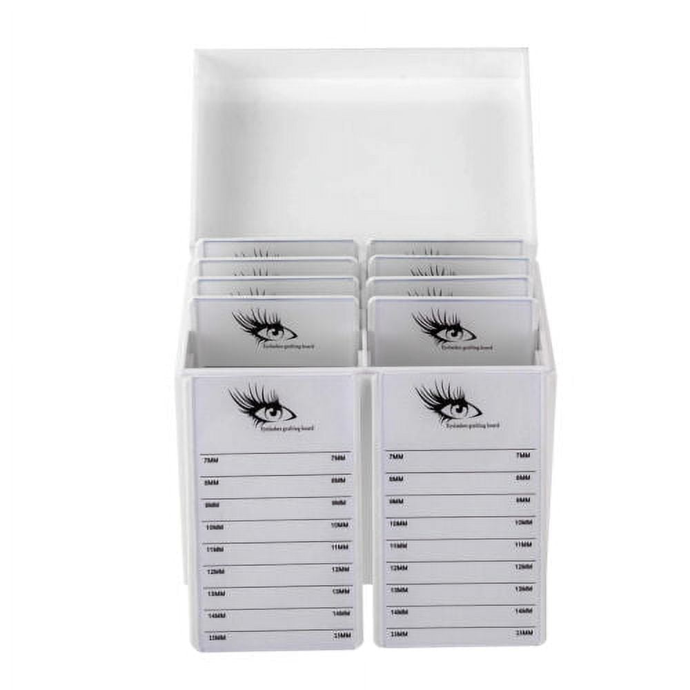 10 Layers Storage Box Grafting Eye lashes Close-Packed Display with 10 ...