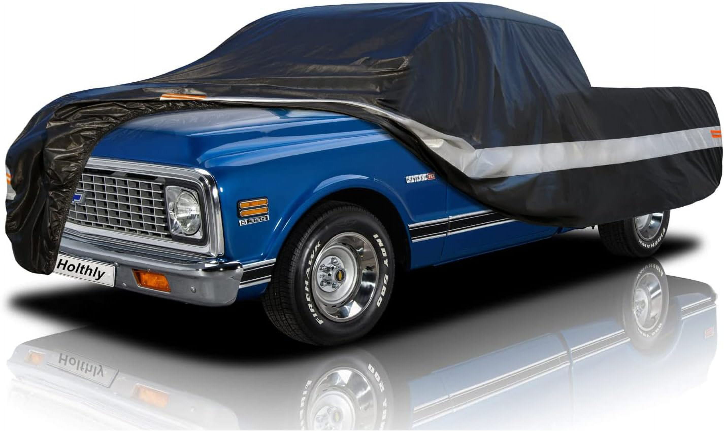10 Layers Truck Cover Waterproof All Weather. Pickup Rain UV Protection ...