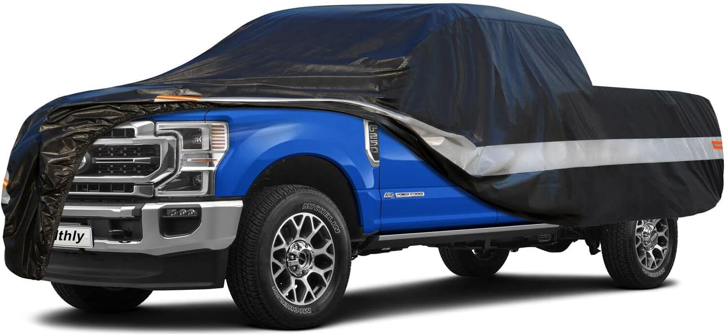 Kayme 10 Layers Pickup Truck Cover Waterproof All Weather Fits Up to ...