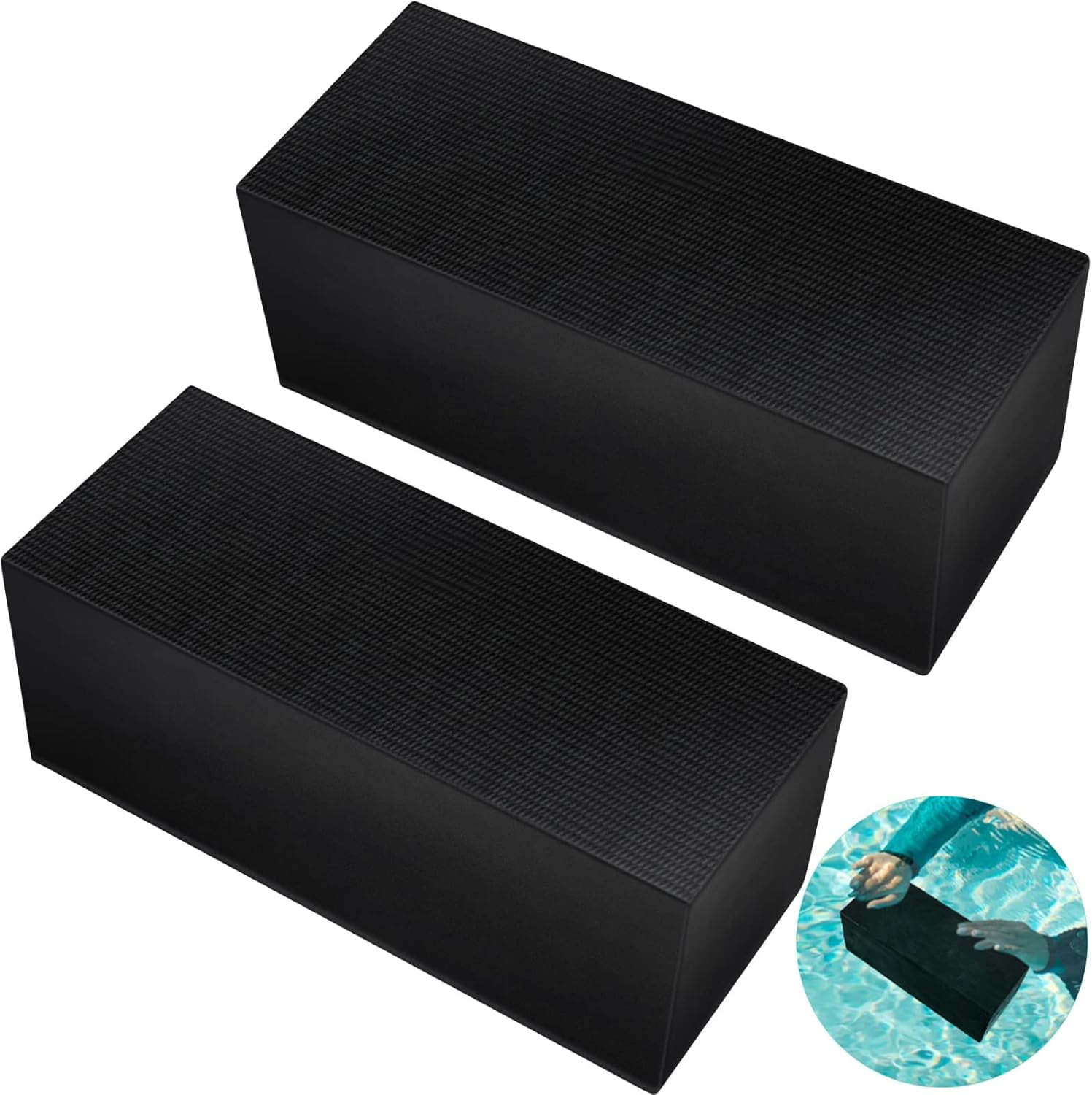 10 Lbs Diving Brick Swimming Pool Dive Brick Rubber Diving Brick Safety ...