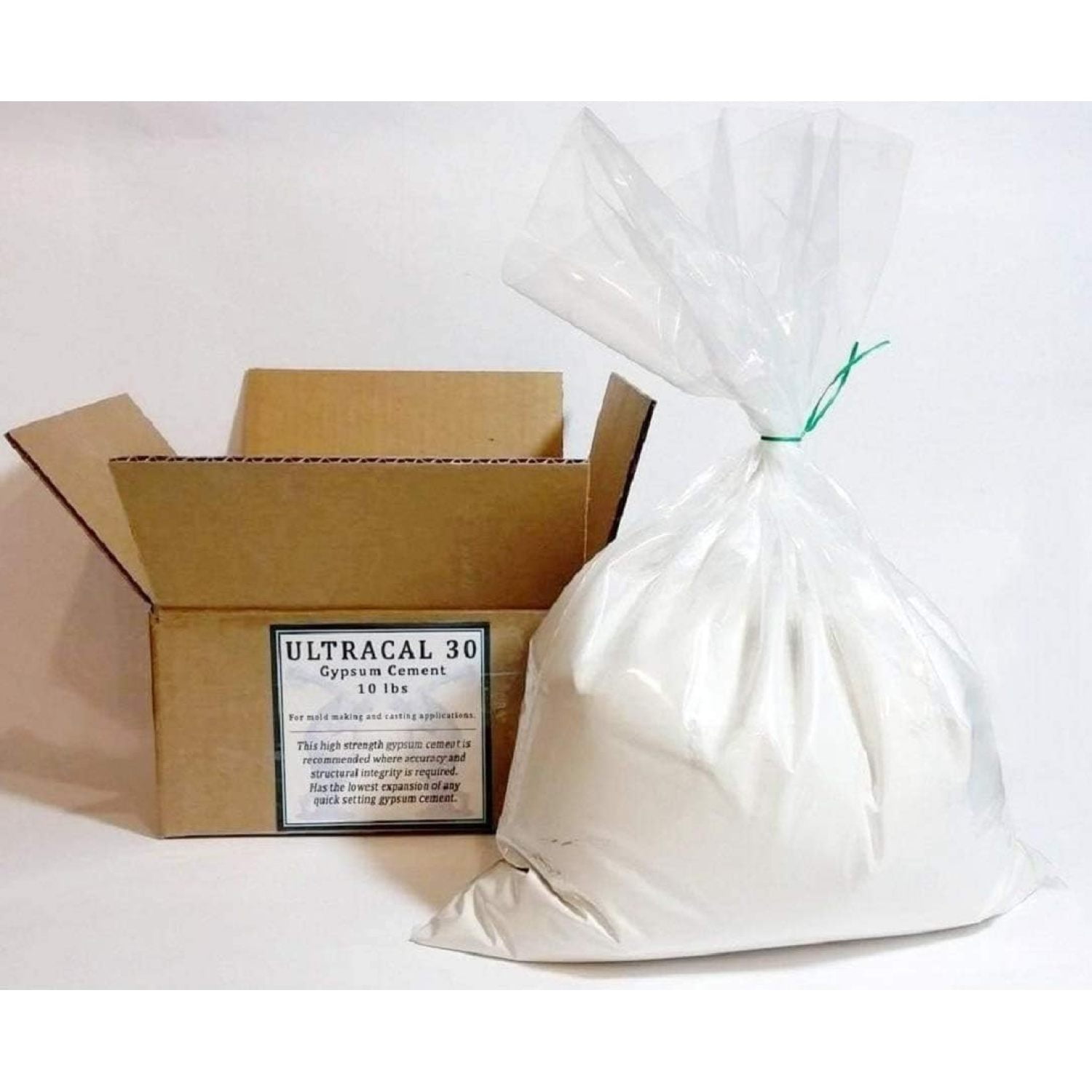 10 Lbs ULTRACAL 30 Gypsum Cement - Plaster - for Moldmaking and Casting ...