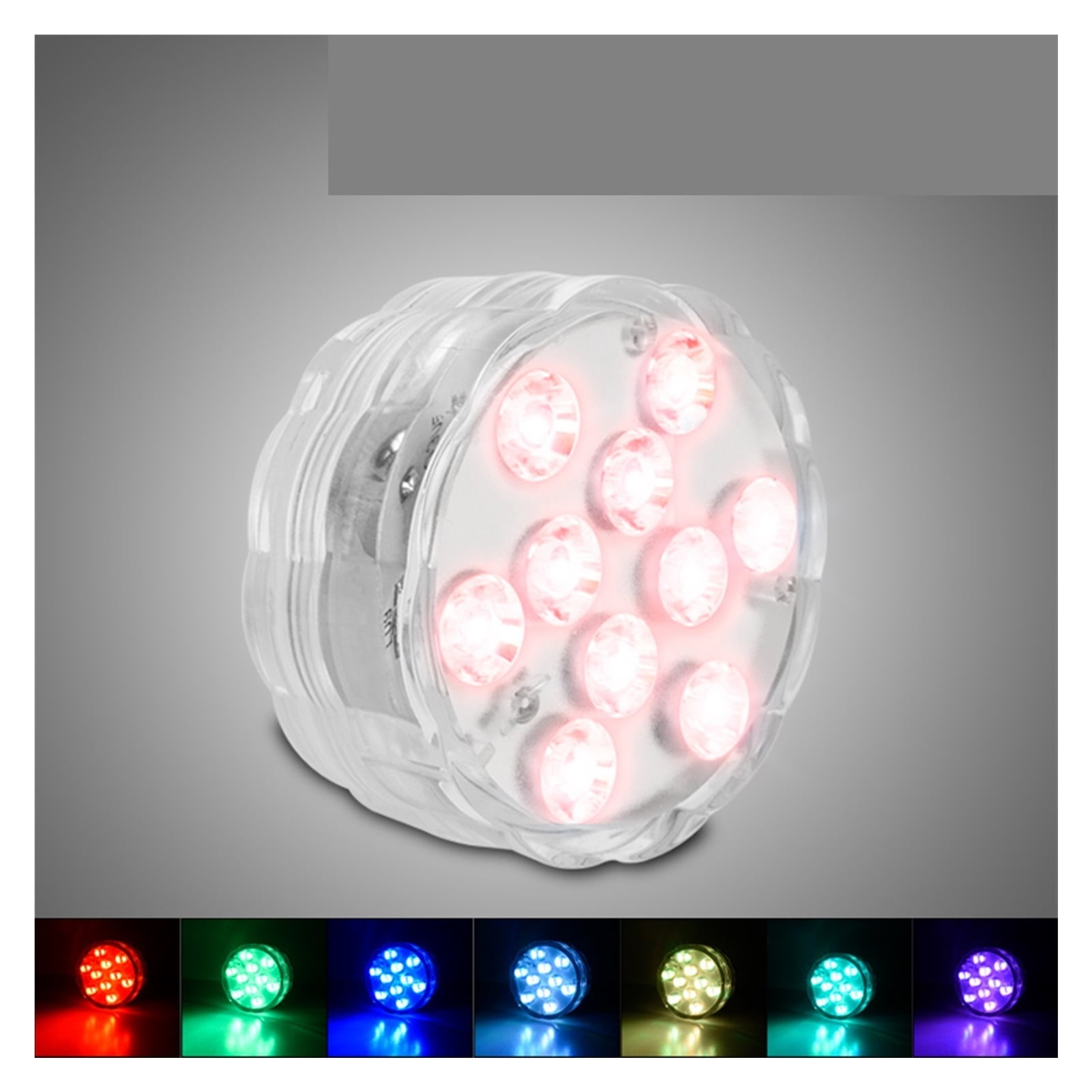 10 Led Swimming Pool Light With Remote Controlled RGB Dive Light LED ...