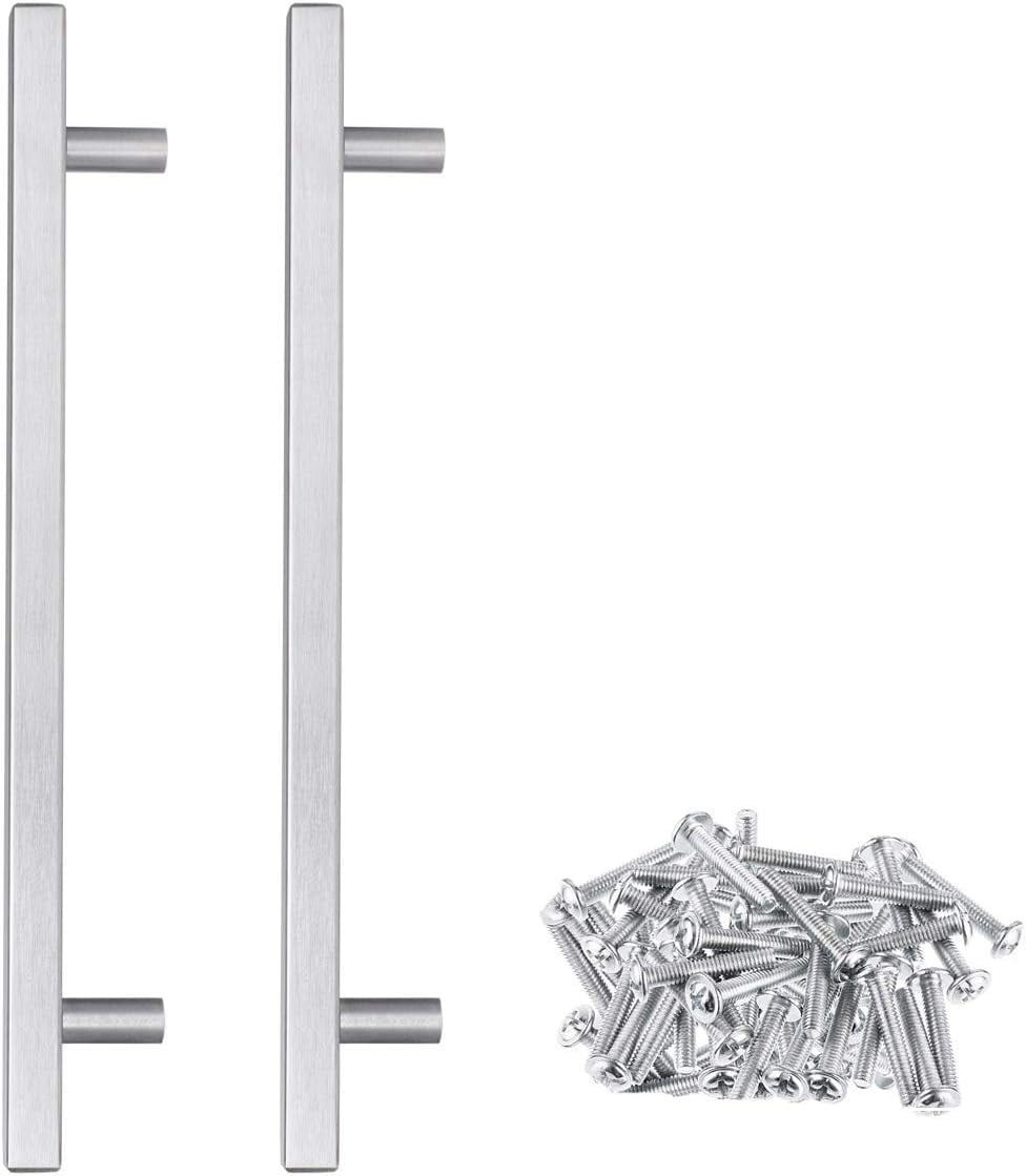 10" Length Square Cabinet Pulls Stainless Steel Square Drawer Pulls ...