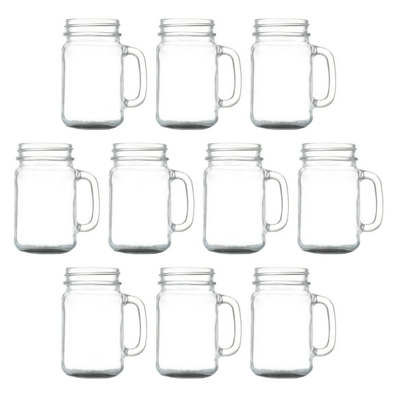 Mason Jars with Handles in Drinkware - Walmart.com