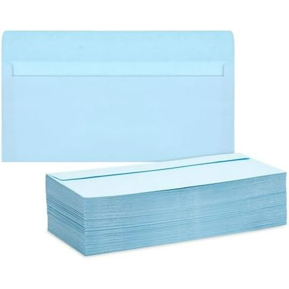 #10 Light Blue Envelopes - Versatile for Letters, Invitations & Resume ...