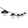JONATHAN Y 10-Light Indoor/Outdoor 10 ft. Rustic Farmhouse Incandescent ...