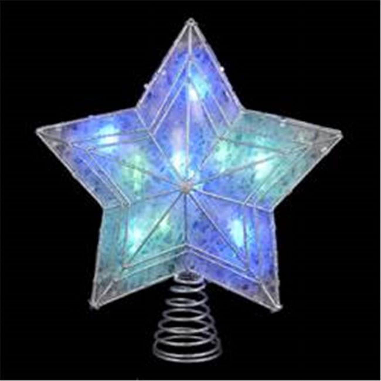 10-Light LED Color-Changing Star Treetop - Walmart.com