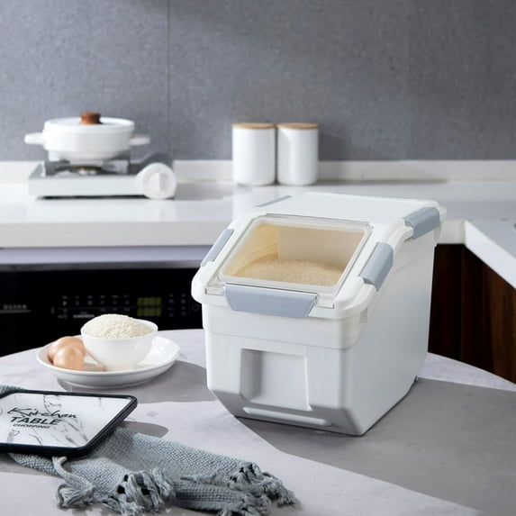 10 Liter / 20 lbs Rice Storage Container with Measuring Cup, BPA free ...