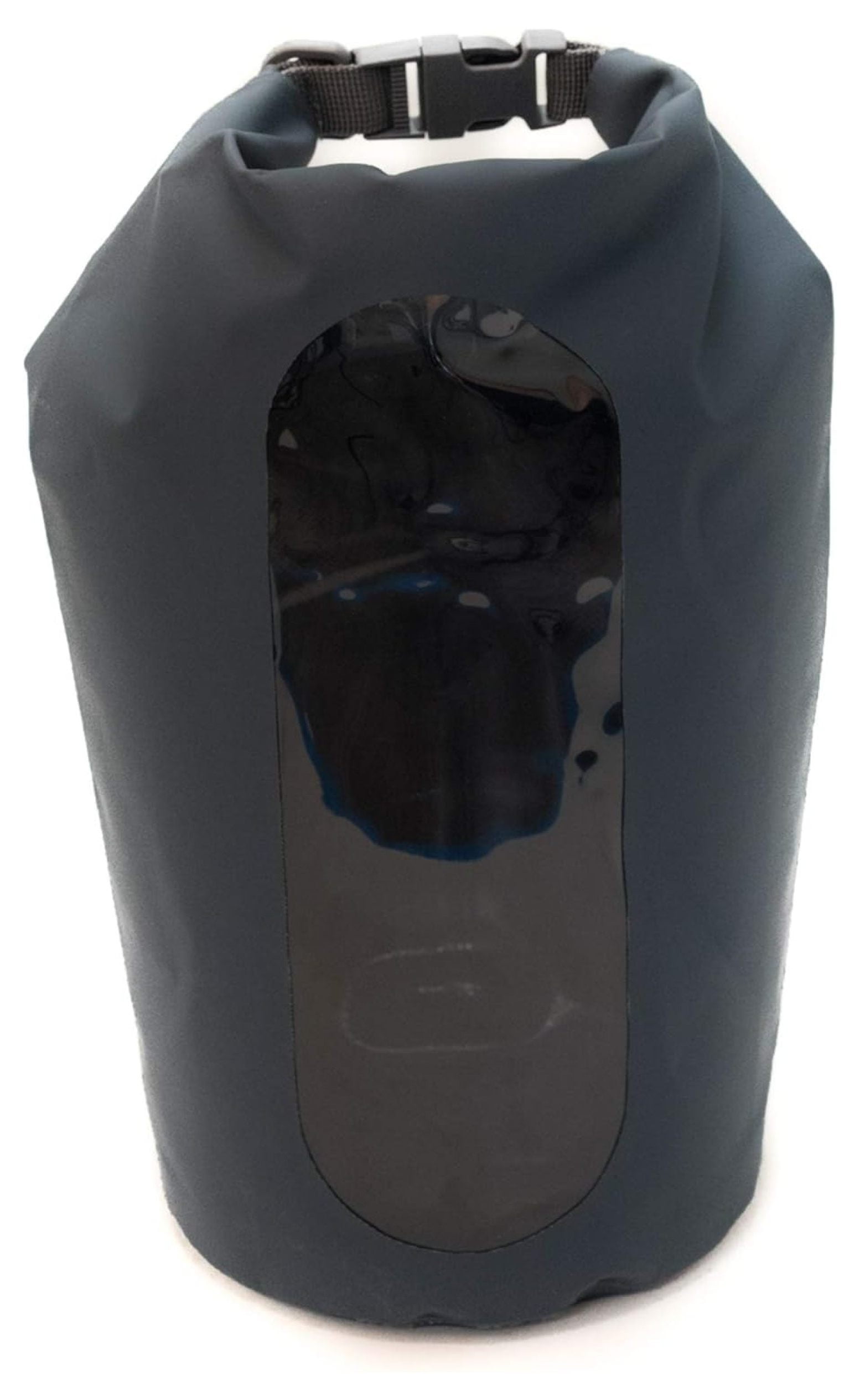 10 Liter Charcoal Fully Waterproof Lightweight Floating Dry Bag with Clear View Panel for Beach ...