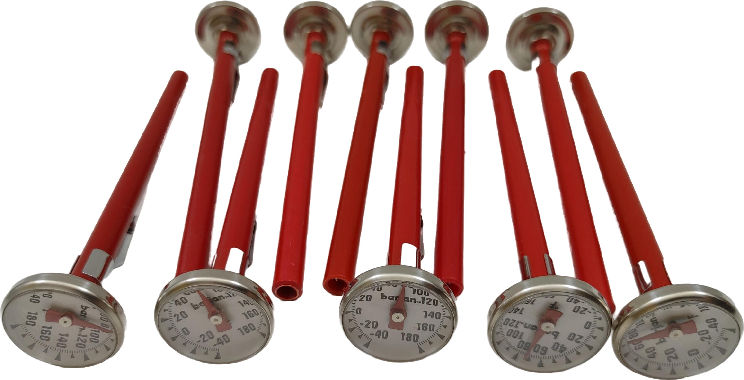 10 Lot Barjan 29180 Pencil Type - 1 inch Meat and Produce Thermometer ...