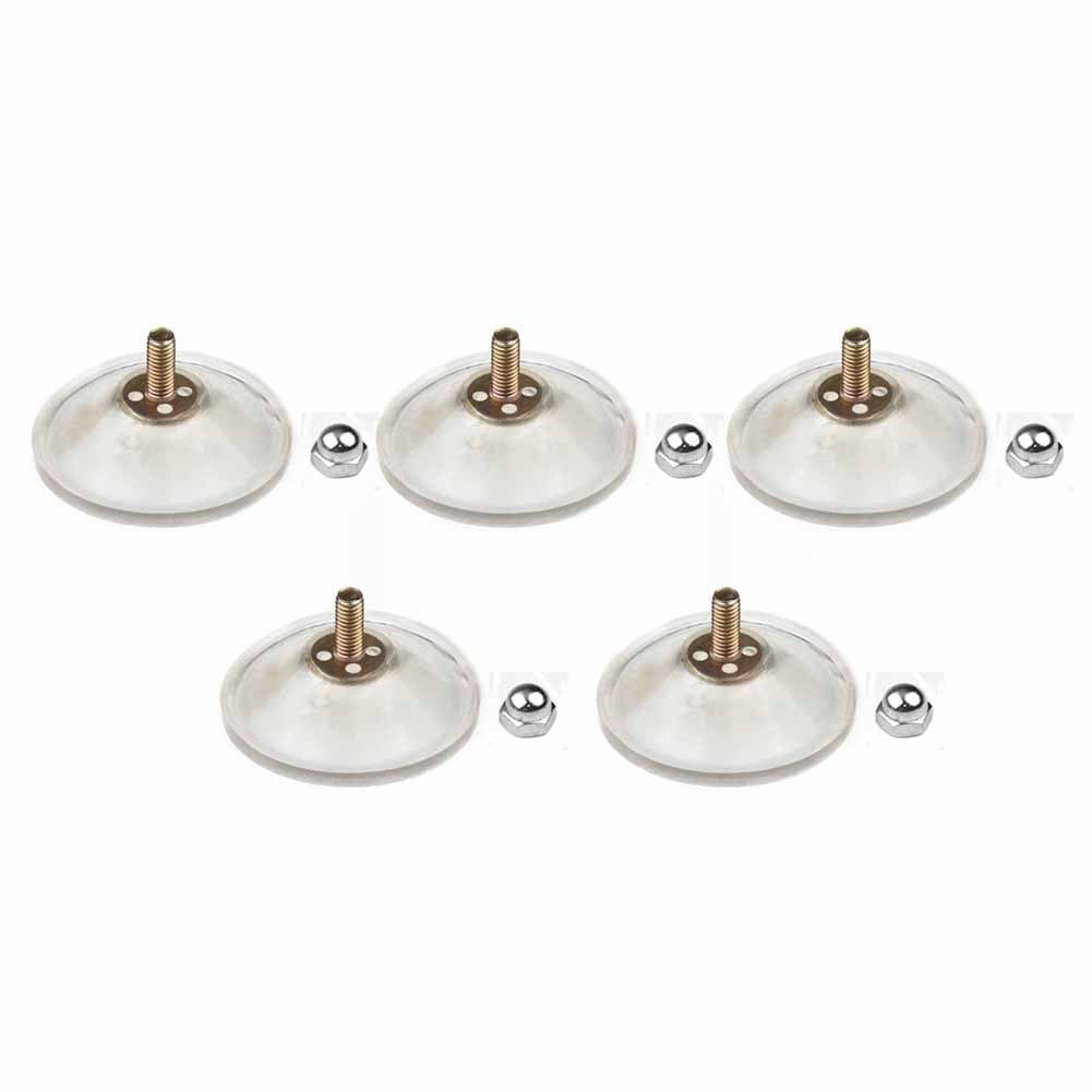 10× M6 Nut Thumb Screw Large Suction Cups/Pad Suckers Turn Plastic ...