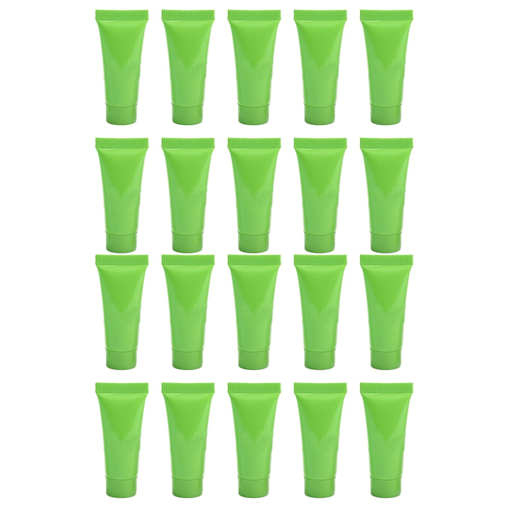10 ML Refillable Container Tube, 20 Pieces Colored Plastic Squeeze Soft ...