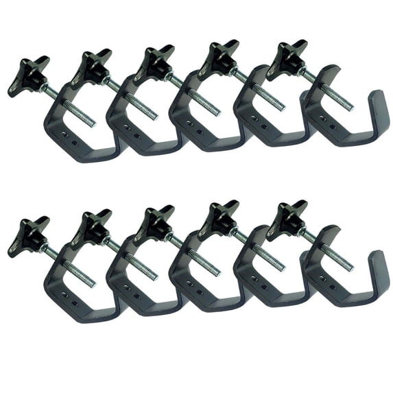 10 MR DJ CL35 Universal Multi-Purpose C Clamp Light Mounting Lighting ...