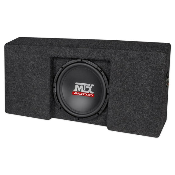 10" MTX Subwoofer+Sub Box Enclosure For 2009-15 Ford F-150 SuperCrew ...