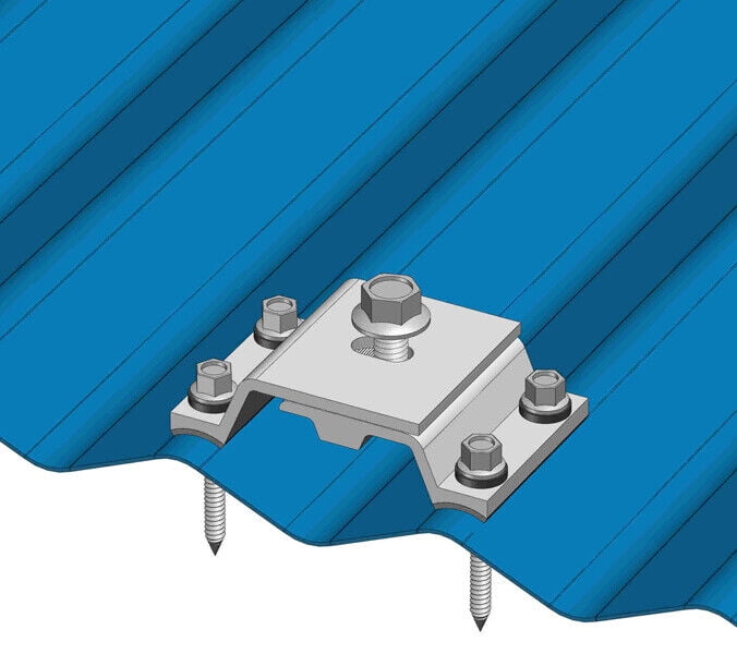 10 MageBracket CL Corrugated Metal Roof Rib Solar Panel Install ...