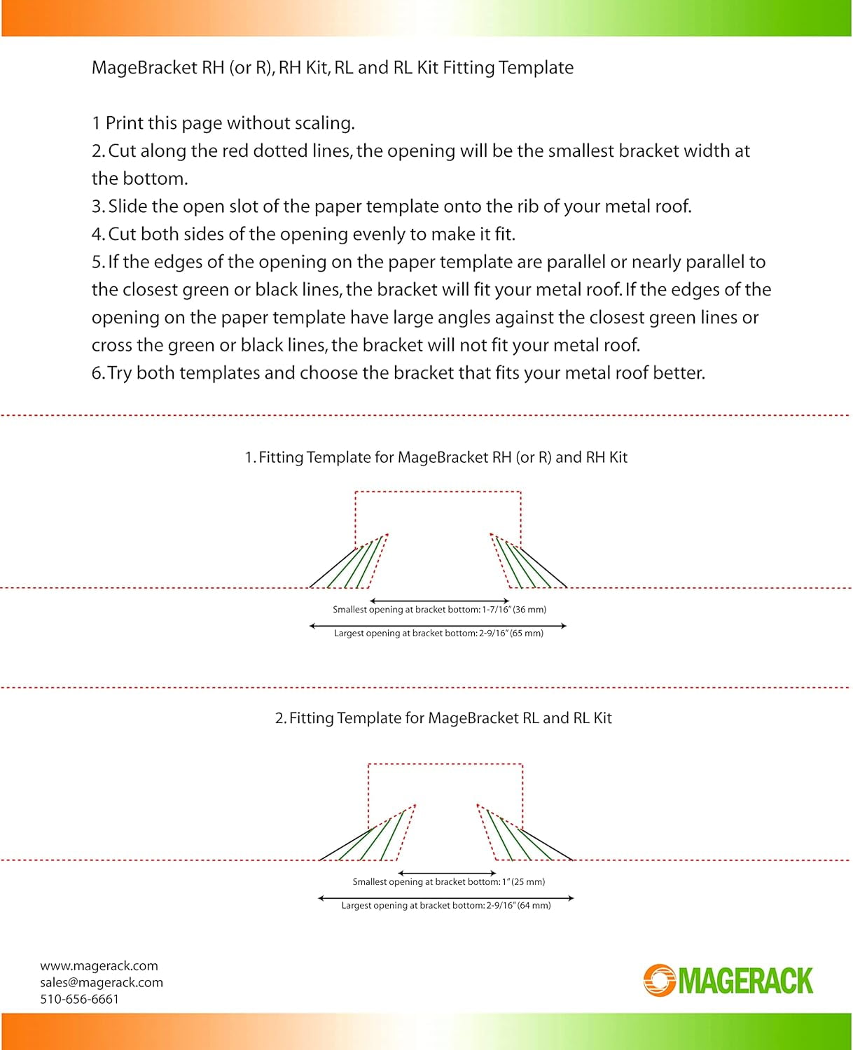 10 MageBracket R-Panel Trapezoidal Metal Roof Mounting Racking Rib ...