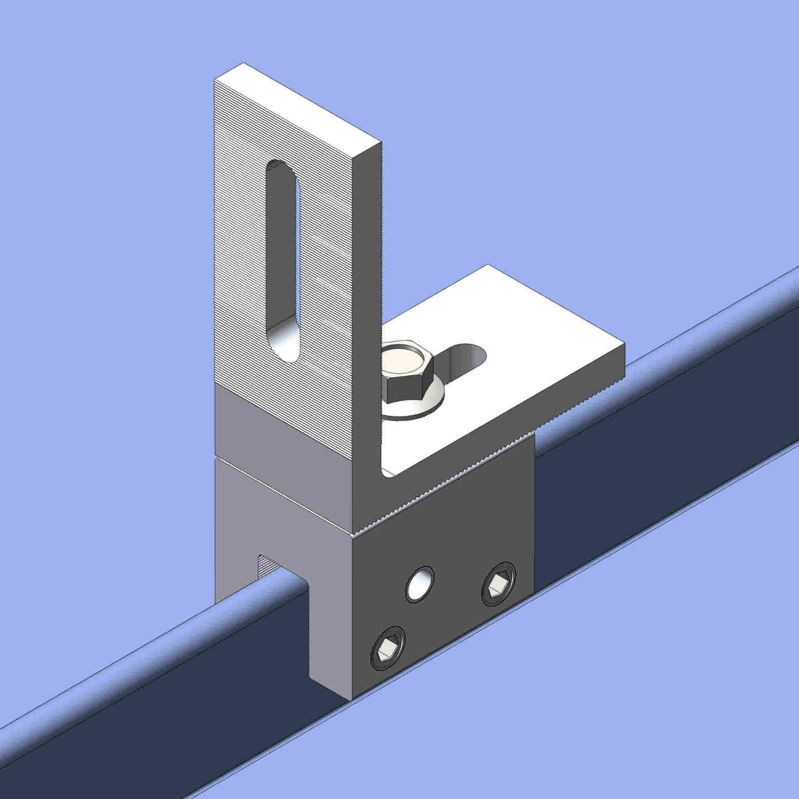 10 MageClamp & Tall L Bracket Solar Panel Mount Rack Standing Seam ...