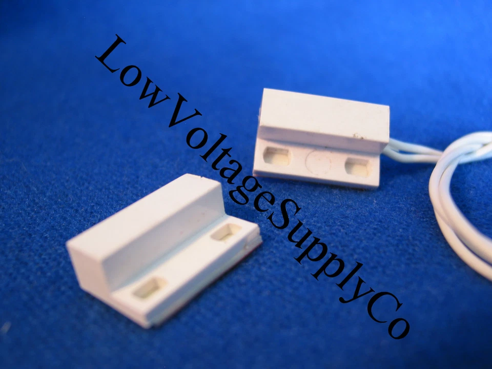 10 Magnetic Door Window Alarm Contact Reed Switch Security Mini Stick ...