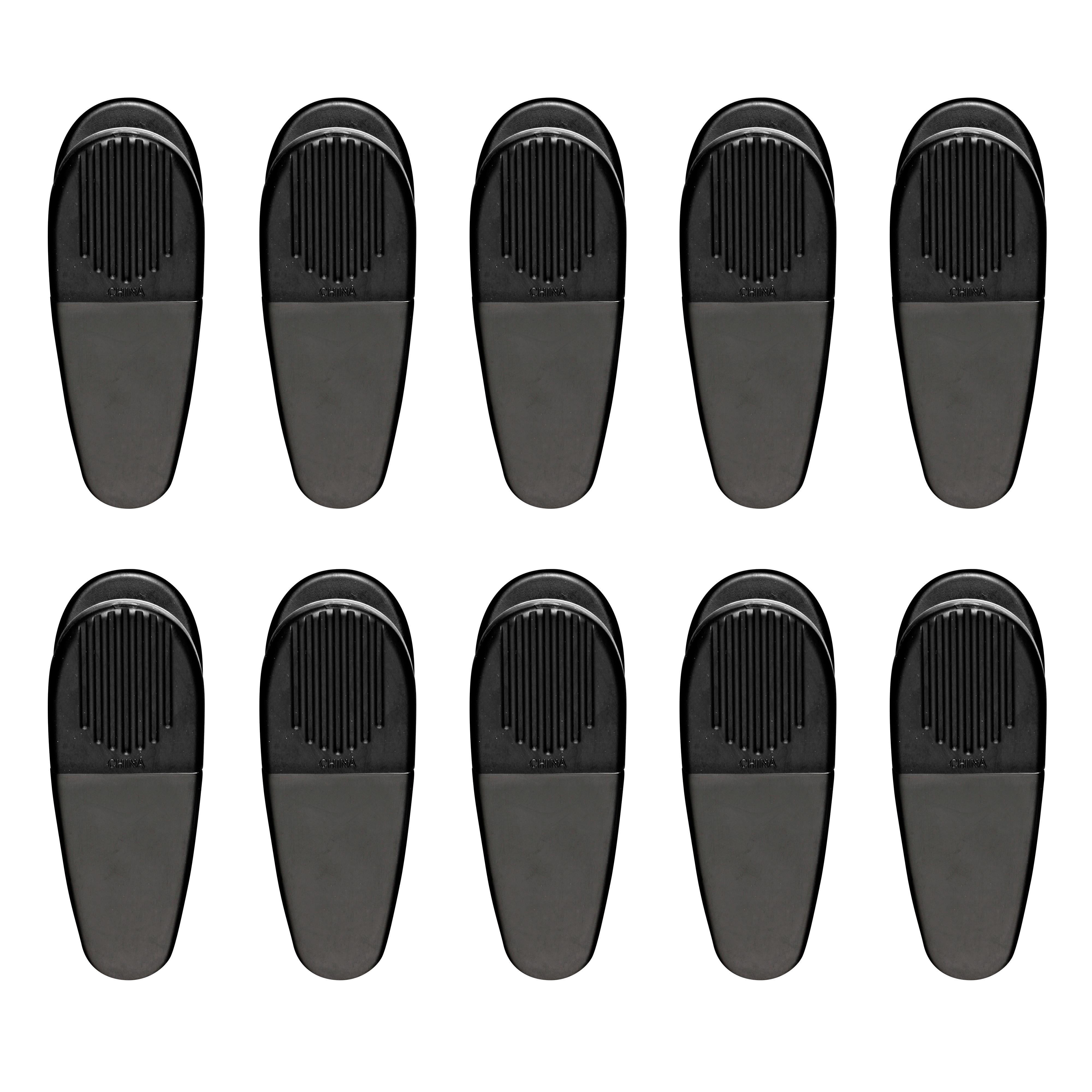 Walmart 10-Pack Magnetic Memo Holders - Large Clip, Plastic, Office ...