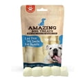 10" Long Lasting Large Mega Thick Beef Cheek Rolls - Safe Rawhide ...