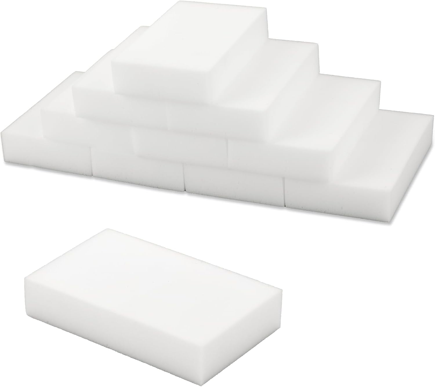 10 Melamine Sponges, for multi-purpose cleaning, extra thick and ...