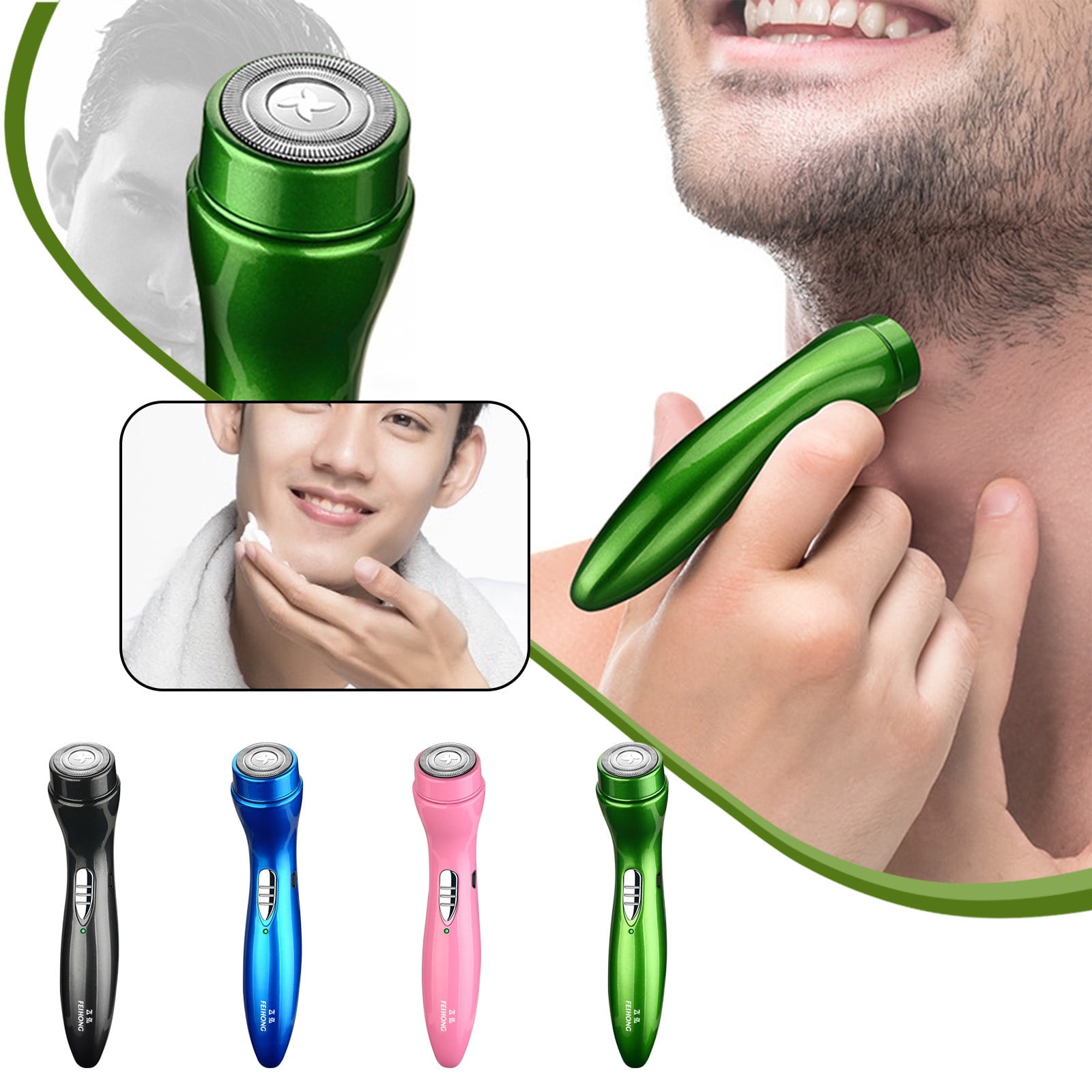Under 10, Mens Electric Shavers Waterproof Rechargeable Grooming Head ...