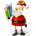 10" Metal Bobble Santa - Walmart.com