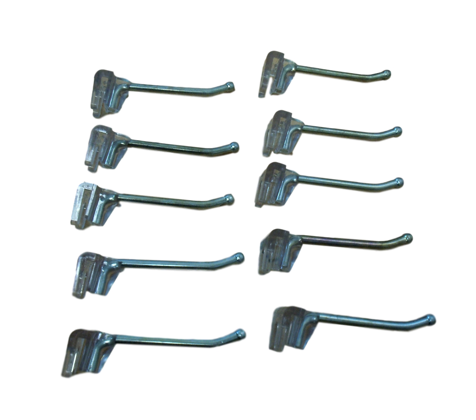 (10) Metal Peg Hooks With Plastic Mounts 22-3329 - Walmart.com