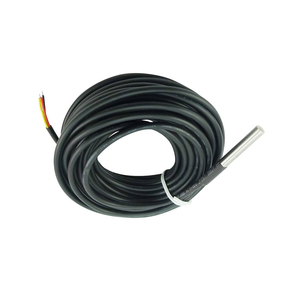 10 Meter Waterproof Temperature Probe Sensor with Stainless Steel Tube ...