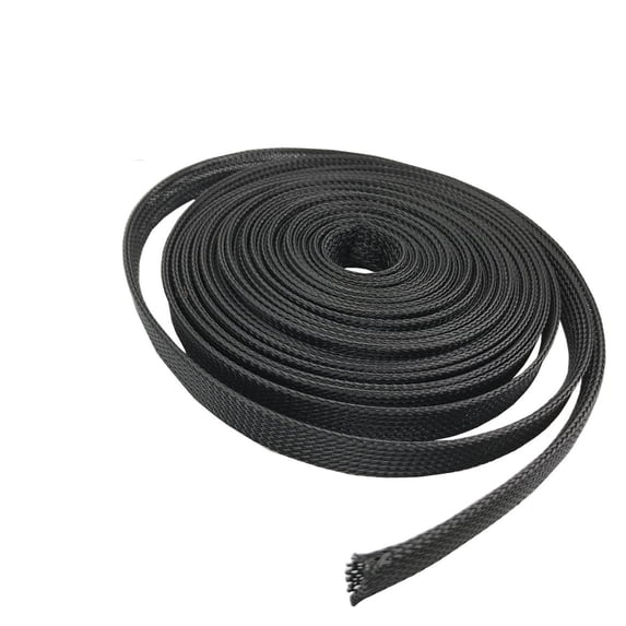 10 Meters Black Insulated Sleeving Tight PET Wire Cable Gland ...