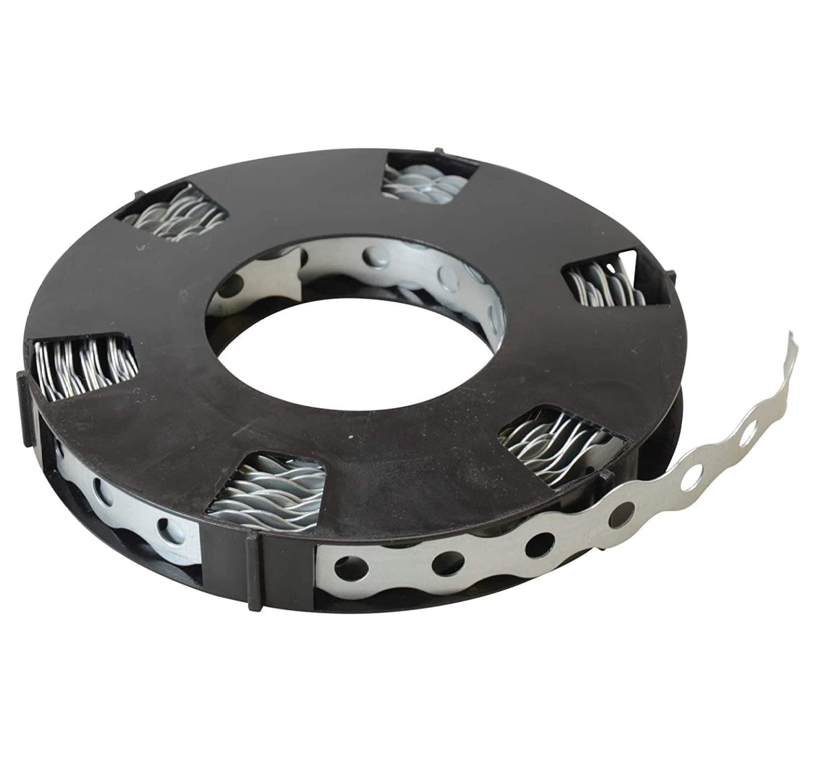 10 Metre Roll of 12mm Multi Purpose Perforated Galvanised Steel Strap ...