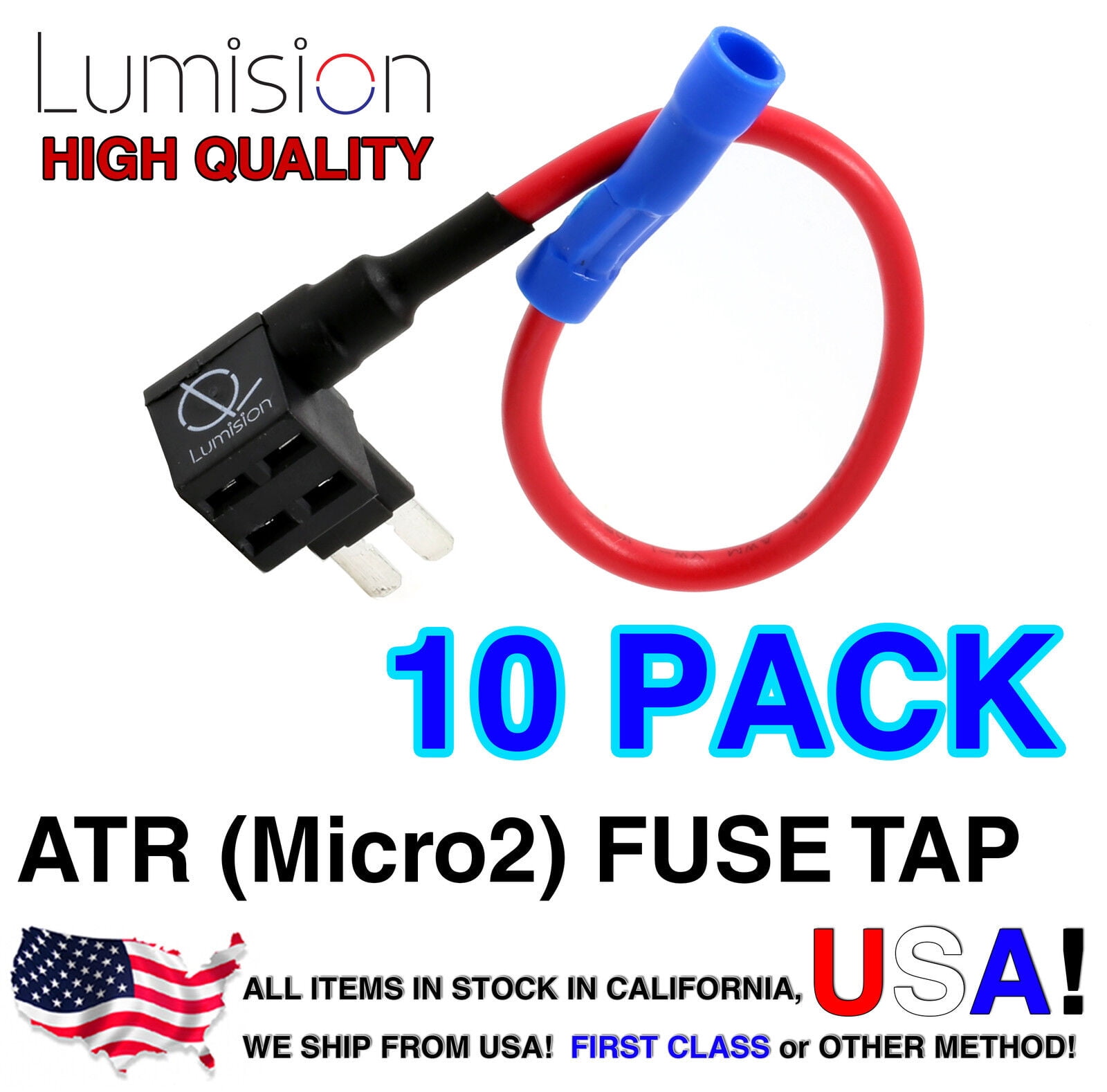 10 Micro2 ATR APT Pack Add-A-Circuit Lumision Fuse Tap Lot Dash Cam ...