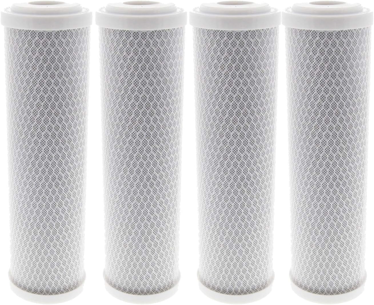 10 Micron 10 Inch x 2.5 Inch | 4-Pack Whole House Carbon Block Water ...