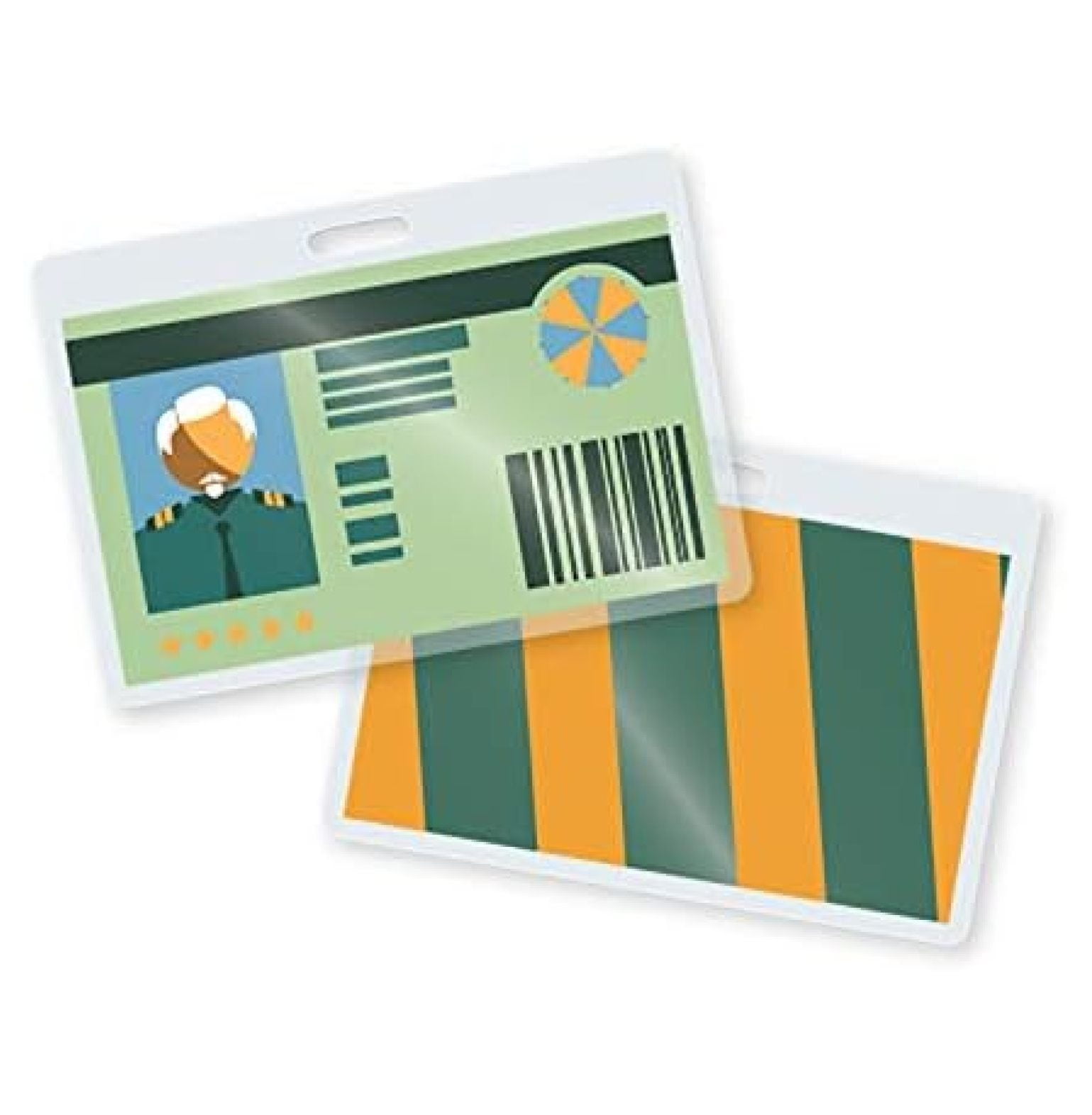 10 Mil Pre-Punched Slot Laminating Pouches with Rounded Corners ...