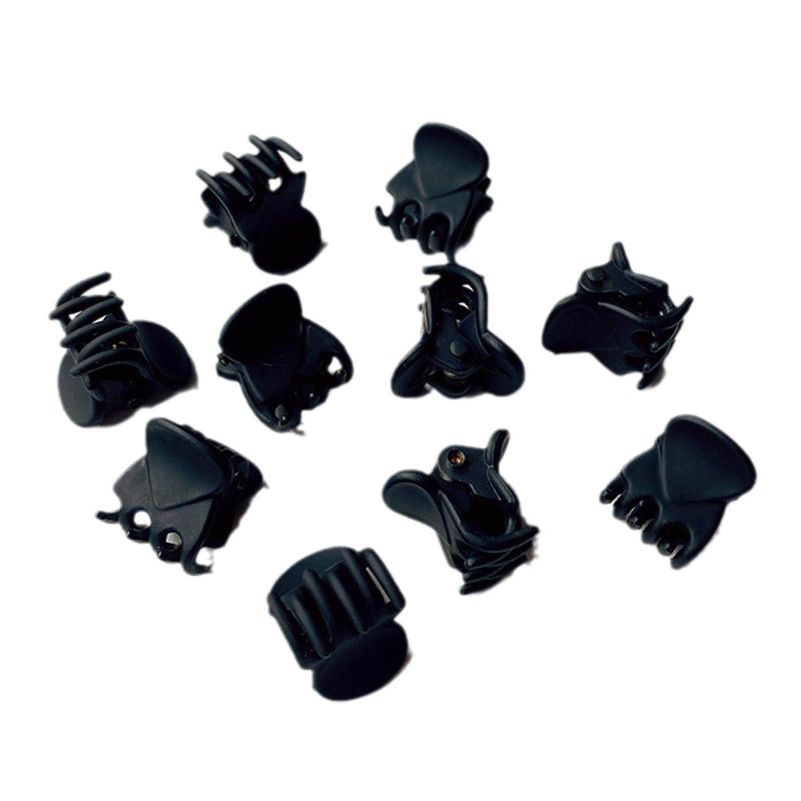 10 Mini Hair Claw Clips Clamps Small Plastic Hair Clips F6J6 Grips Pi ...