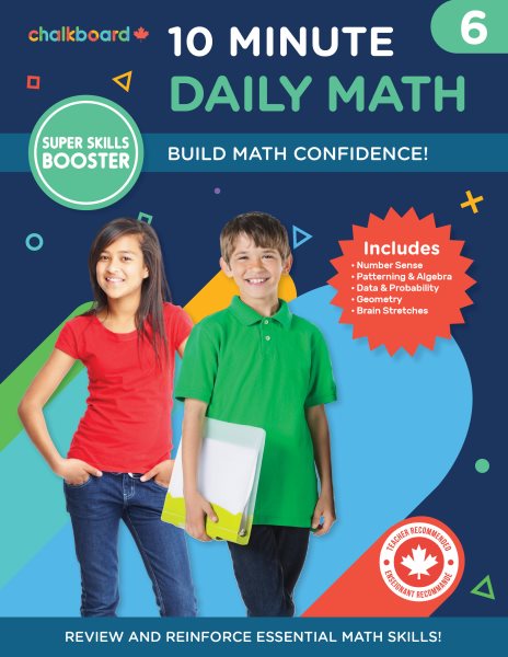 Pre-Owned 10 Minute Daily Math: 10 Minute Daily Math Grade 6 (Paperback ...