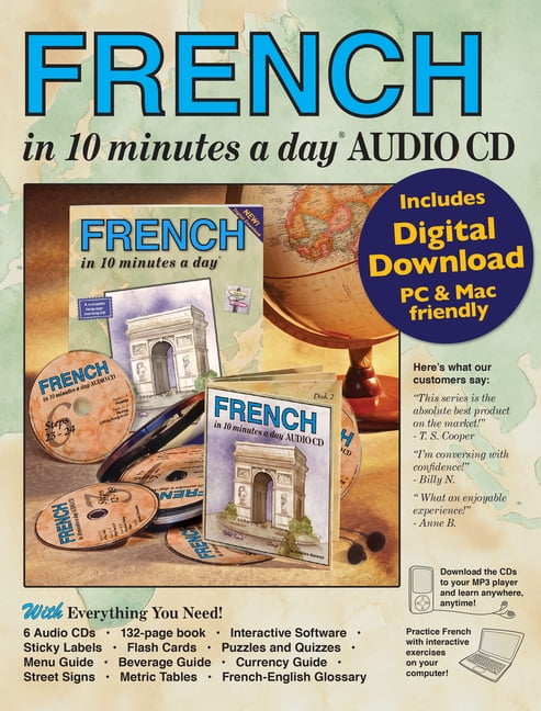 10 Minutes a Day: French in 10 Minutes a Day Book + Audio: Language ...