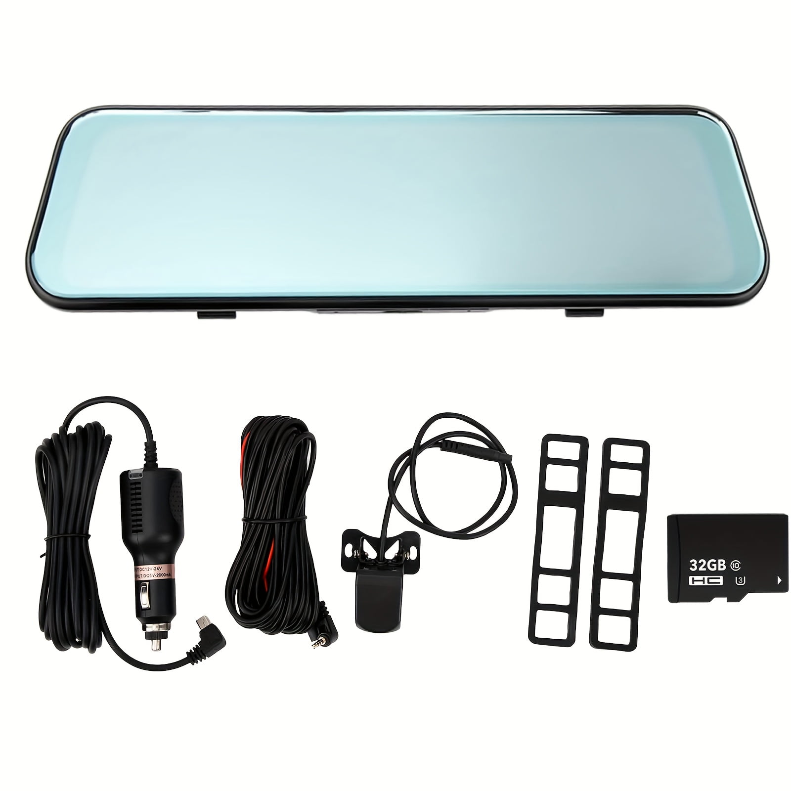 10"Mirror Dash Cam Backup Camera, Full HD Smart Rearview Mirror For ...