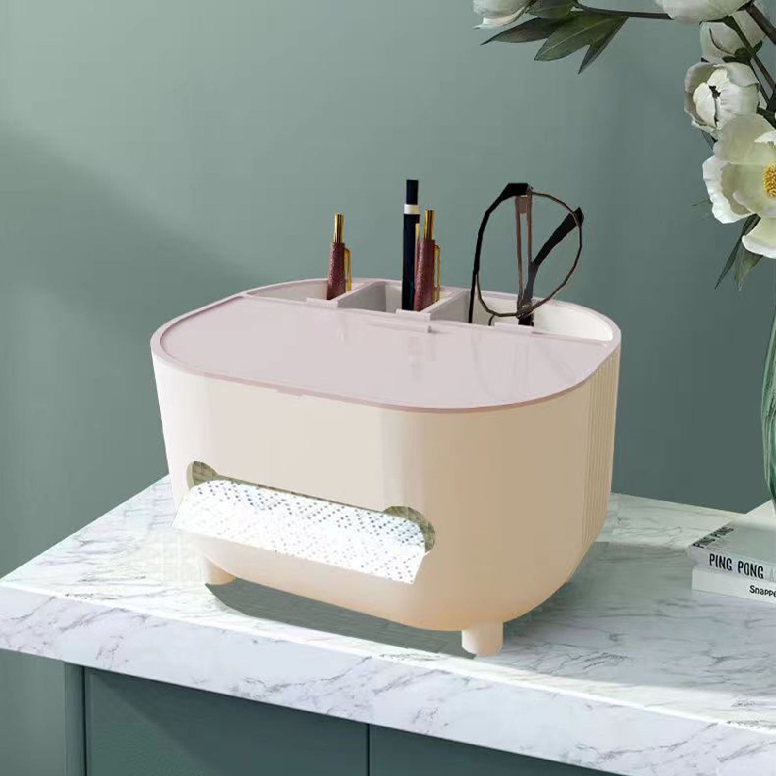 Under 10, Modern Paper Towel Holder Office Desk Storage, Remote Control ...