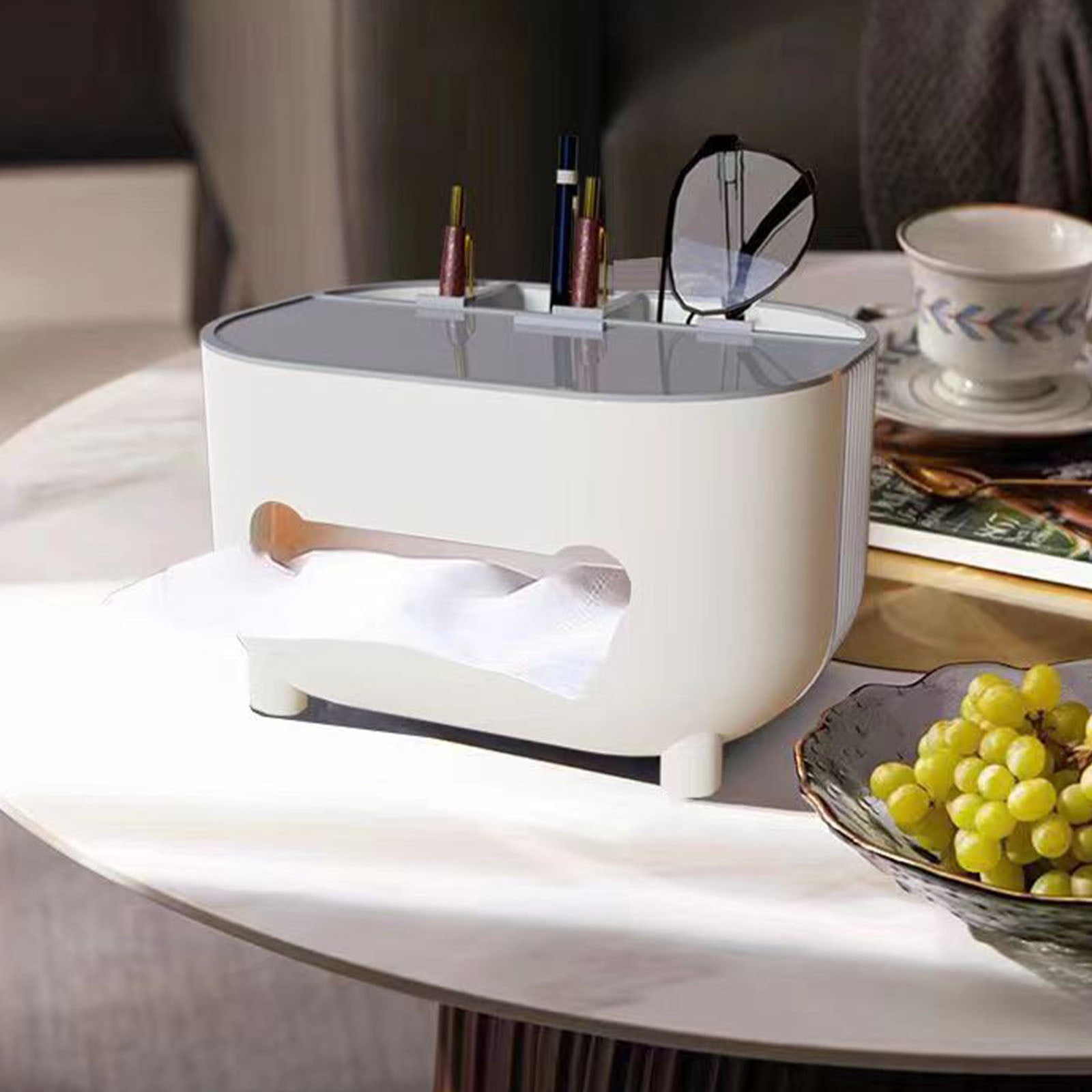 Under 10, Modern Paper Towel Holder Office Desk Storage, Remote Control ...