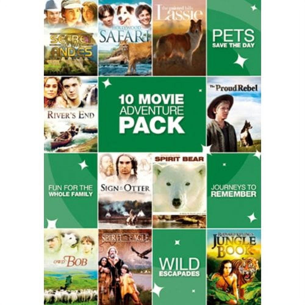 Pre-Owned 10-Movie Family Adventure Pack, Vol. 1 - Walmart.com