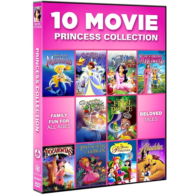 10-Movie Princess Collection (DVD) - Walmart.com