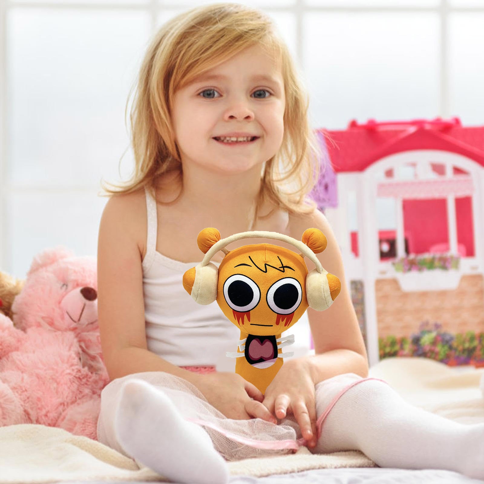 10" Mr.Fun Computer Plush Toy,Horror Game Inspired Stuffed Doll ...