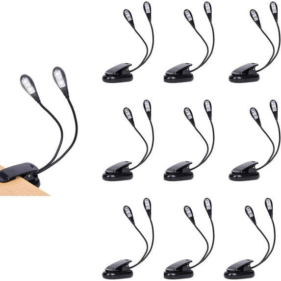 10 Music Stand Lights - Musician Piano Light Clip , & AAA , Eye Care ...