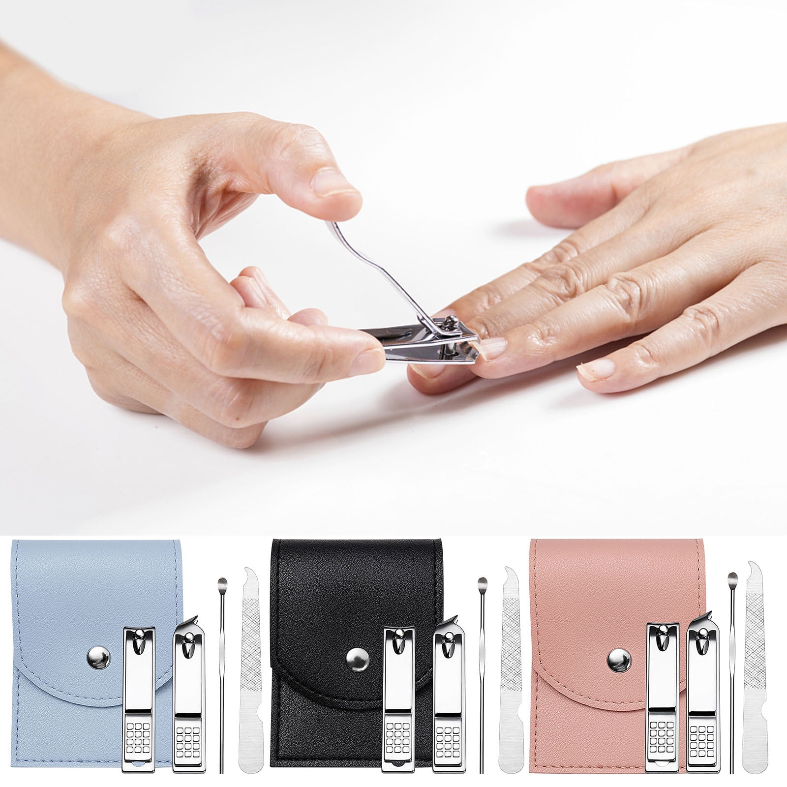 Under 10, Nail Care Tool Set, Professional Manicure Clippers, 4-Piece ...