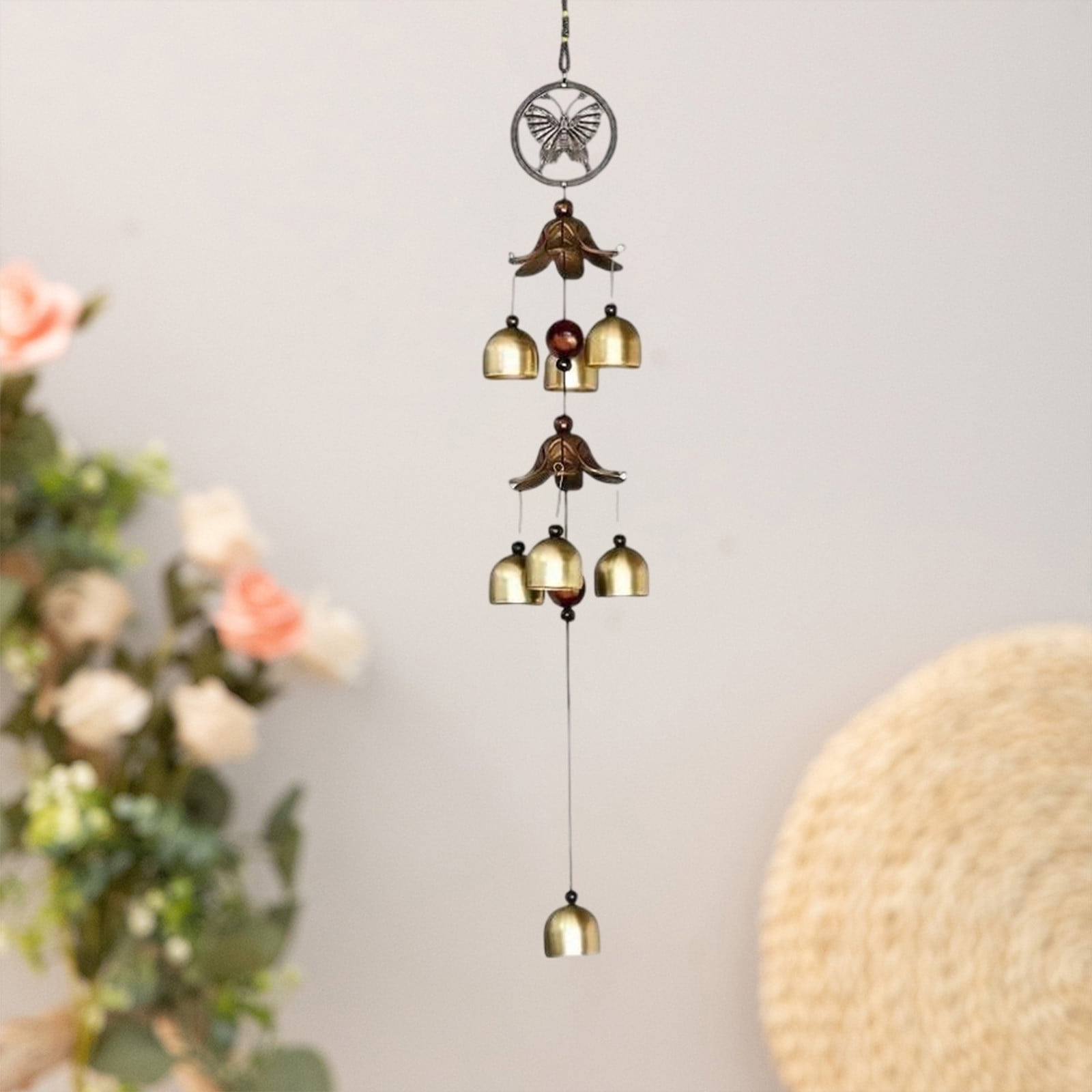 Under 10, Nature Inspired Circular Wind Chimes, Handcrafted Metal ...
