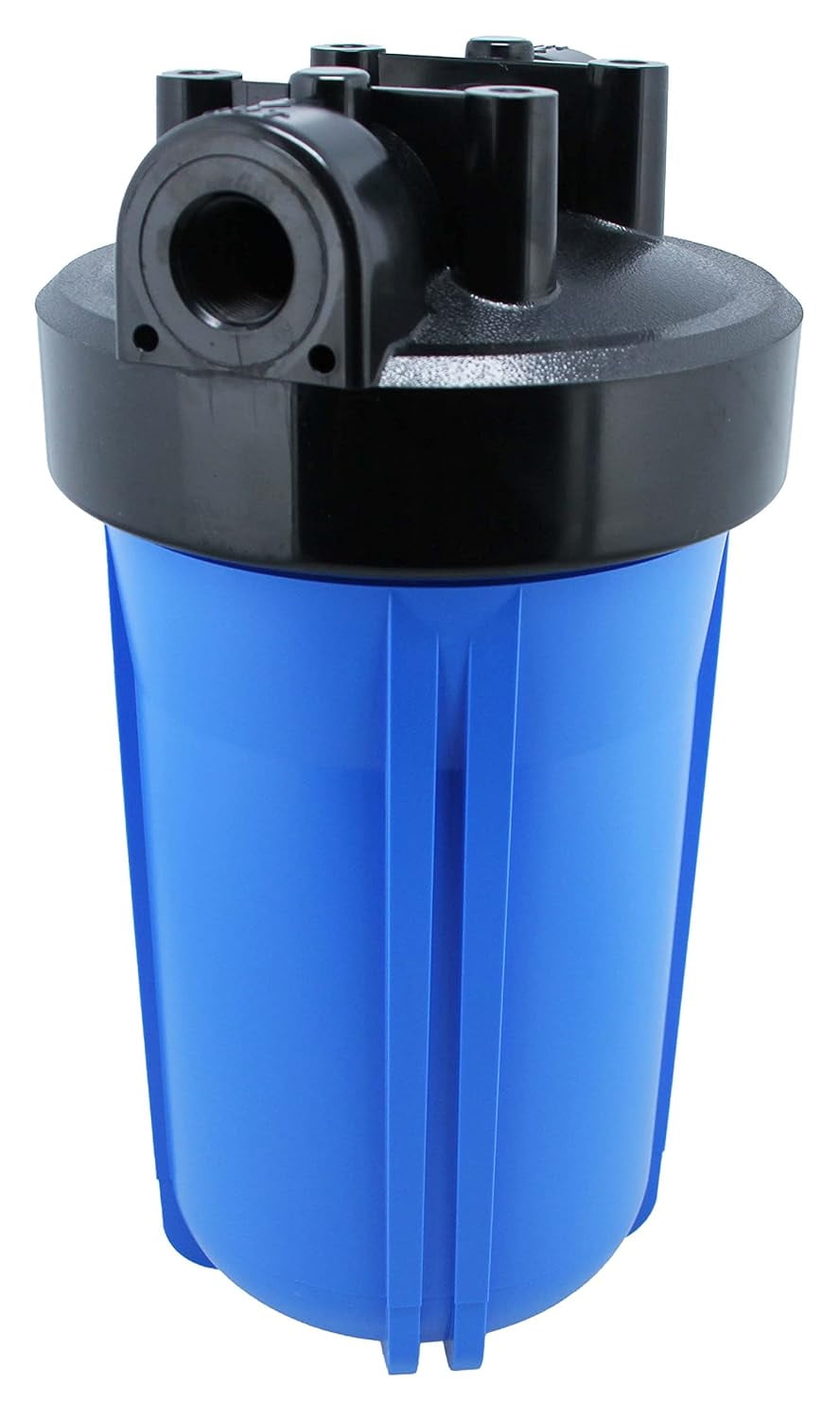 10" Neo-Pure Black/Blue Filter Housing Blue Sump/Black Cap with No ...